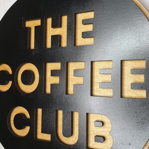 The Coffee House, Coffee Club , Coffee Bar, Coffee Shop Round Vintage ...