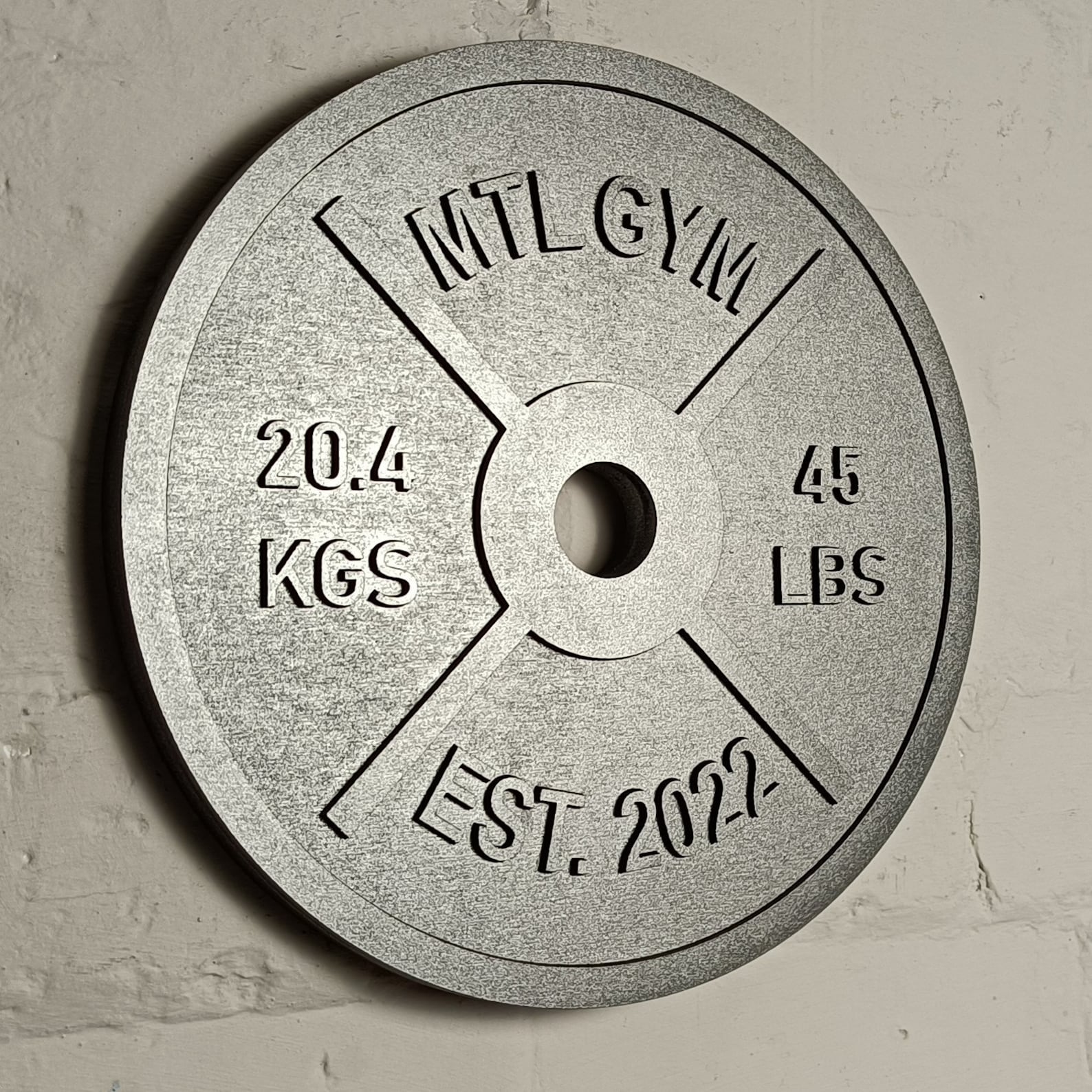 Personalised Home Gym Sign / Standard Barbell Dumbbell Sign - Etsy UK