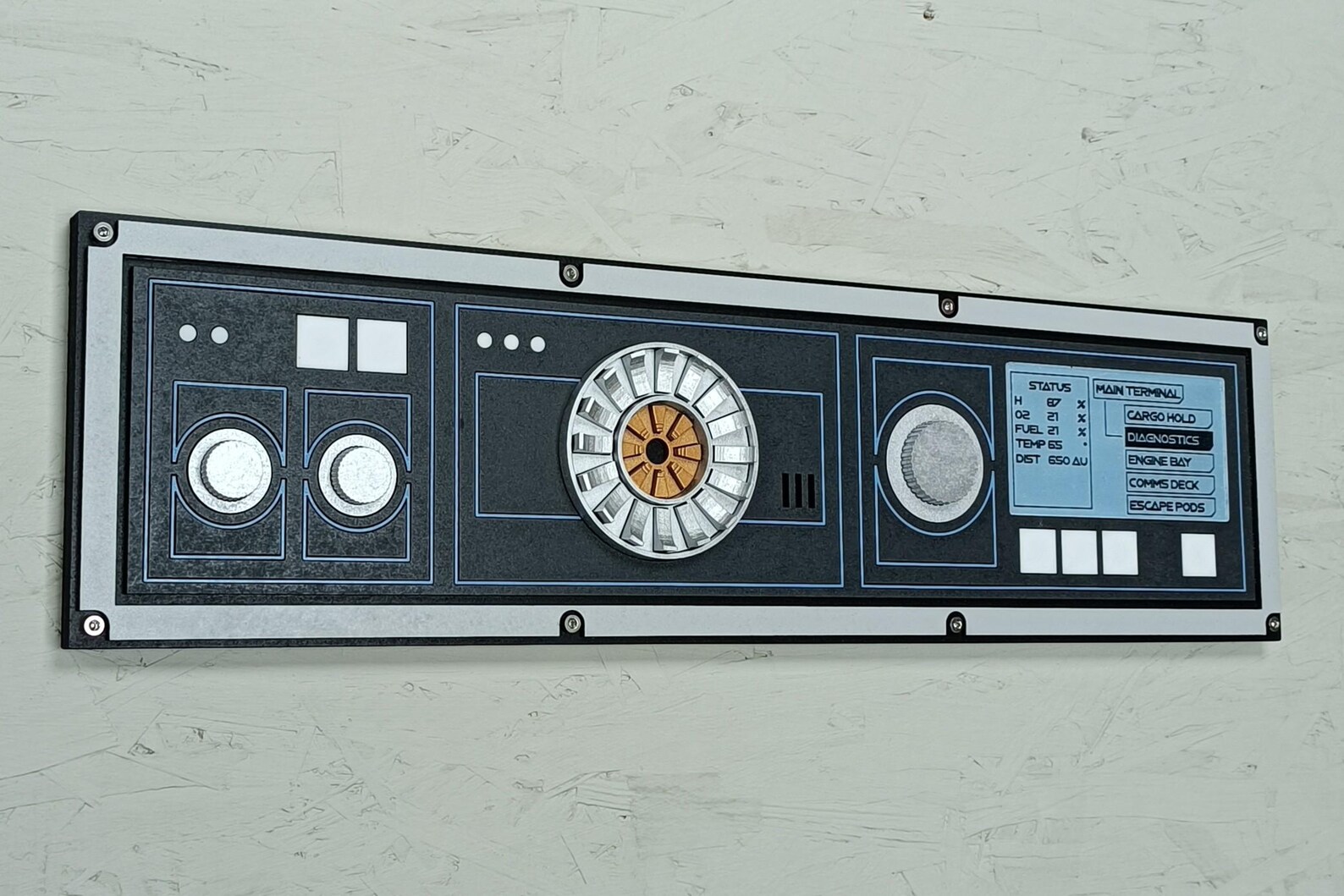 Large Sci-fi Control Panel Prop: Futuristic Wall Art - Etsy