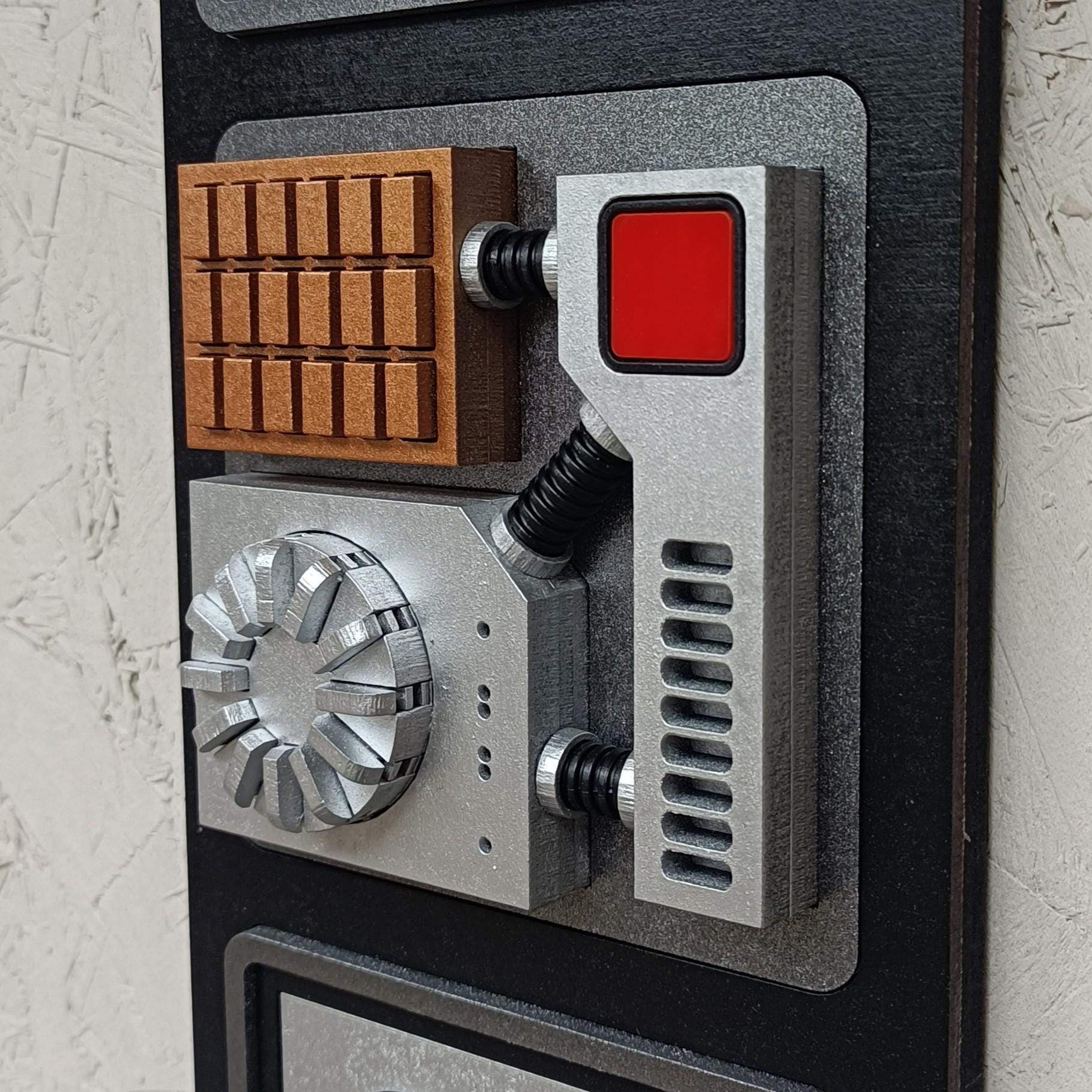 Sci-fi Inspired Tall Vertical Control Panel / 3d Prop Replica ...