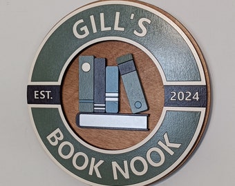 Painted Wooden Sign OLD READING ROOM Rustic, Vintage, Shabby Chic ...