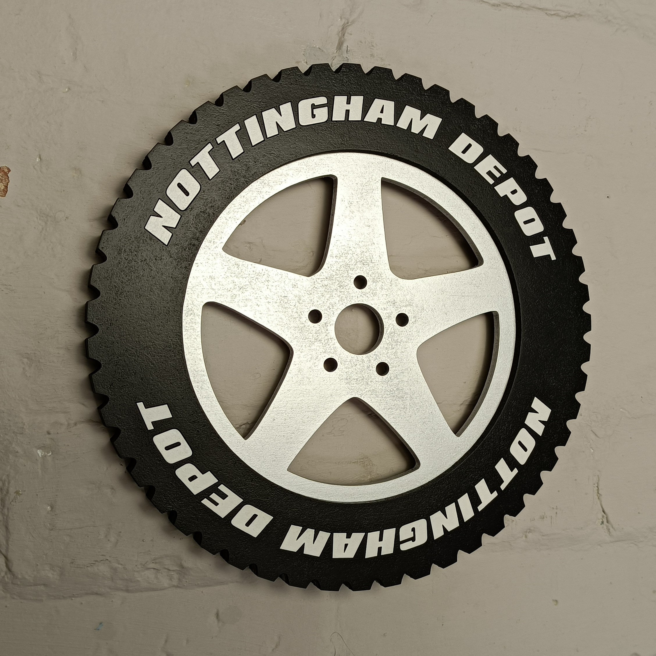 Personalised Garage Sign / Custom Car Tyre Wheel Plaque / | Etsy UK