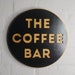 The Coffee House, Coffee Club , Coffee Bar, Coffee Shop Round Vintage ...