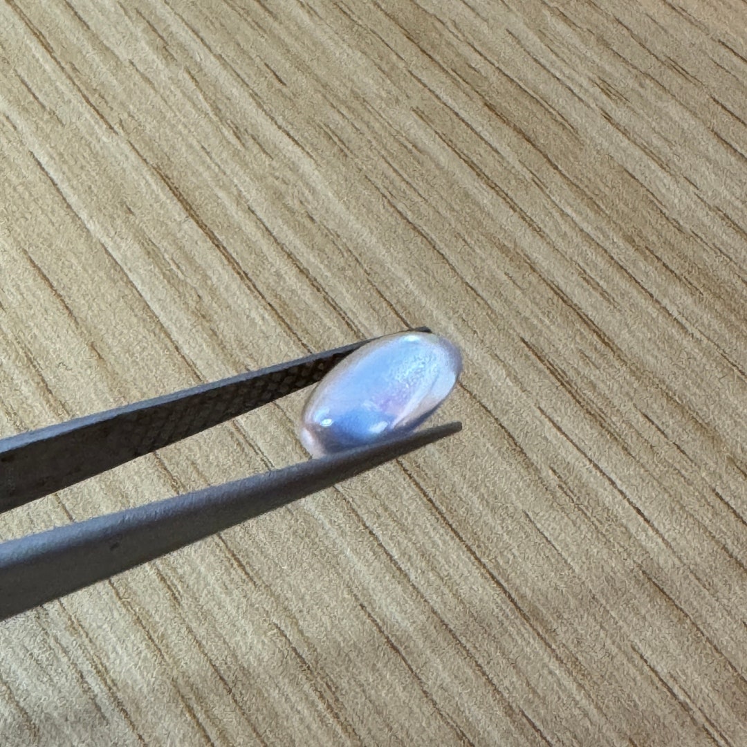10.1mm, 2 Carat Fine Blue Moonstone, Natural Clear Oval Gem From Sri ...