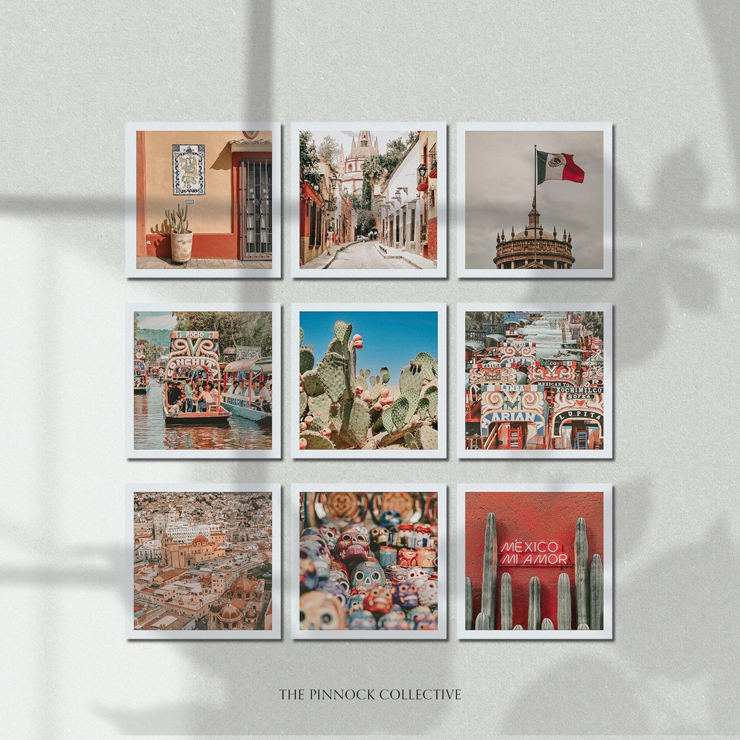 Mexico Sticker Pack, Perfect for Journaling and Scrapbooking, Mexico ...