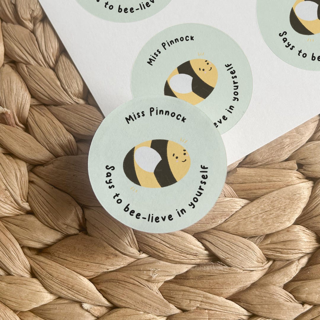 Personalised Teacher Stickers | Well Done Stickers | School Teacher ...