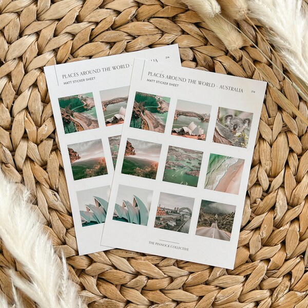 Australia Scrapbook Stickers - Etsy