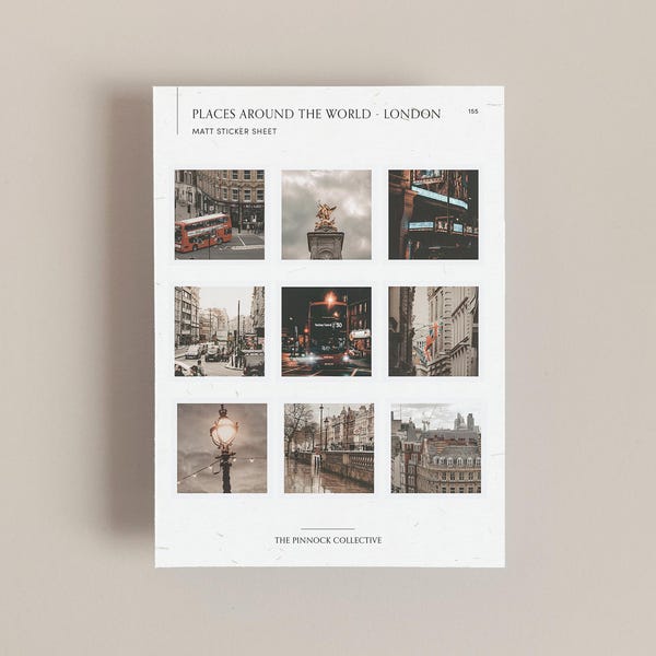 London Stickers - Etsy