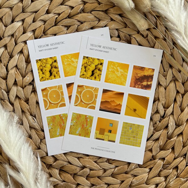 Yellow Stickers - Etsy