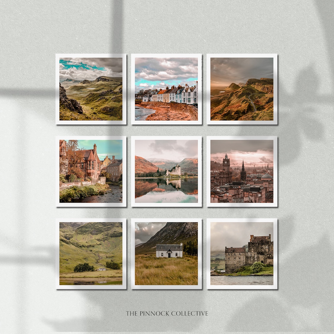 Sticker Pack Scotland Themed Stickers Travel Sticker Scottish Print ...