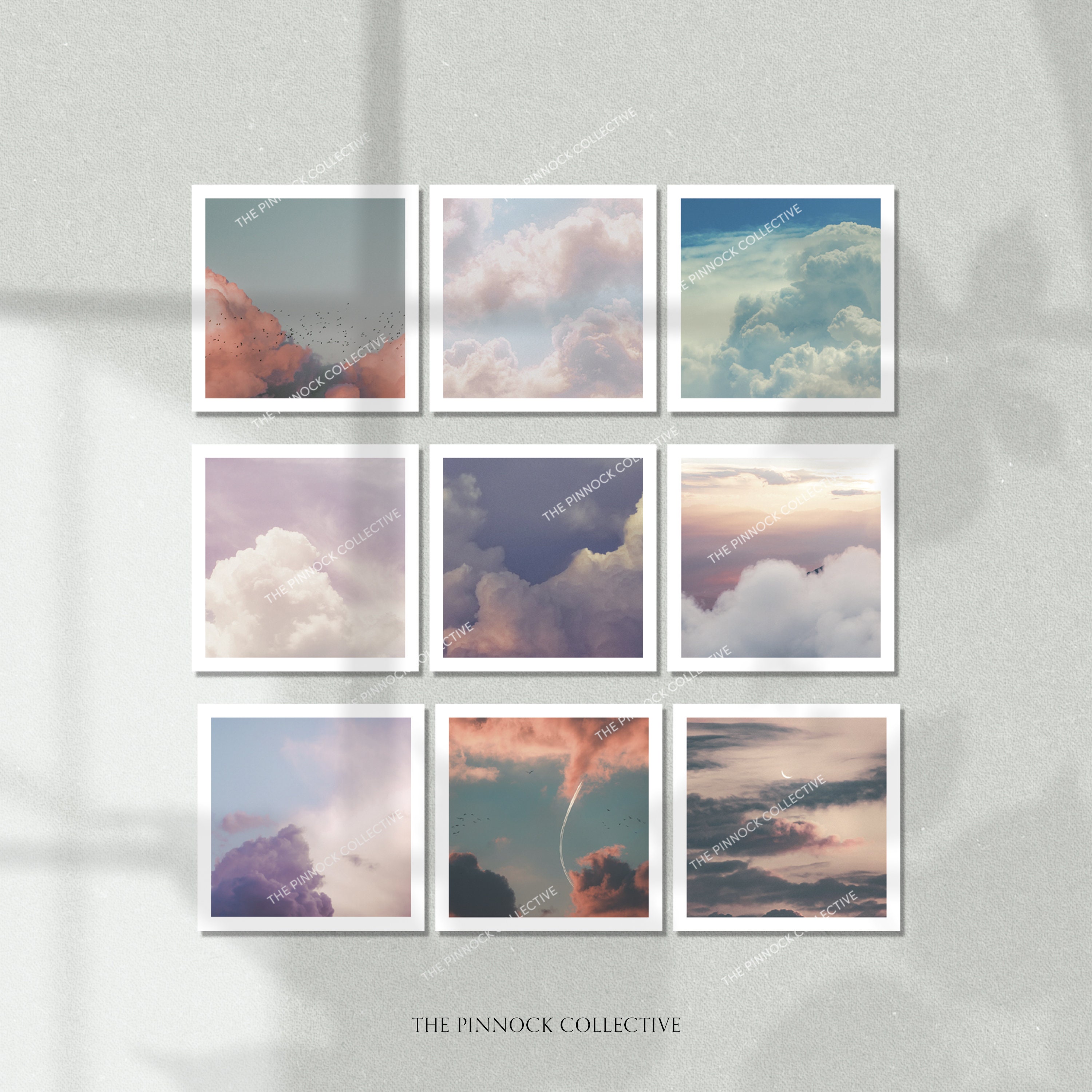 Cloud and Sky Aesthetic Themed Sticker Sheet Perfect for - Etsy