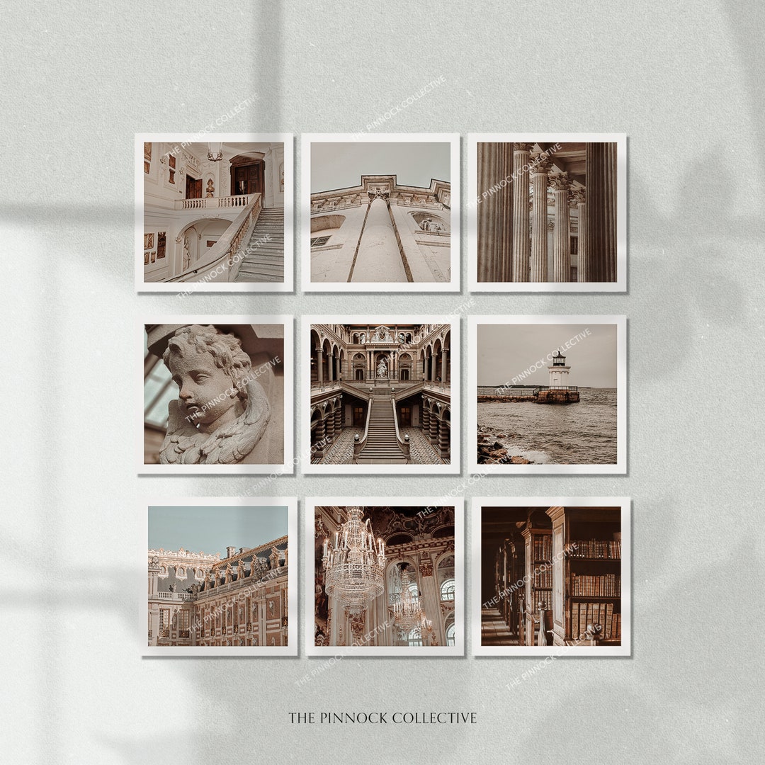 Light Academia Themed Bordered Sticker Pack, That Are Perfect for ...