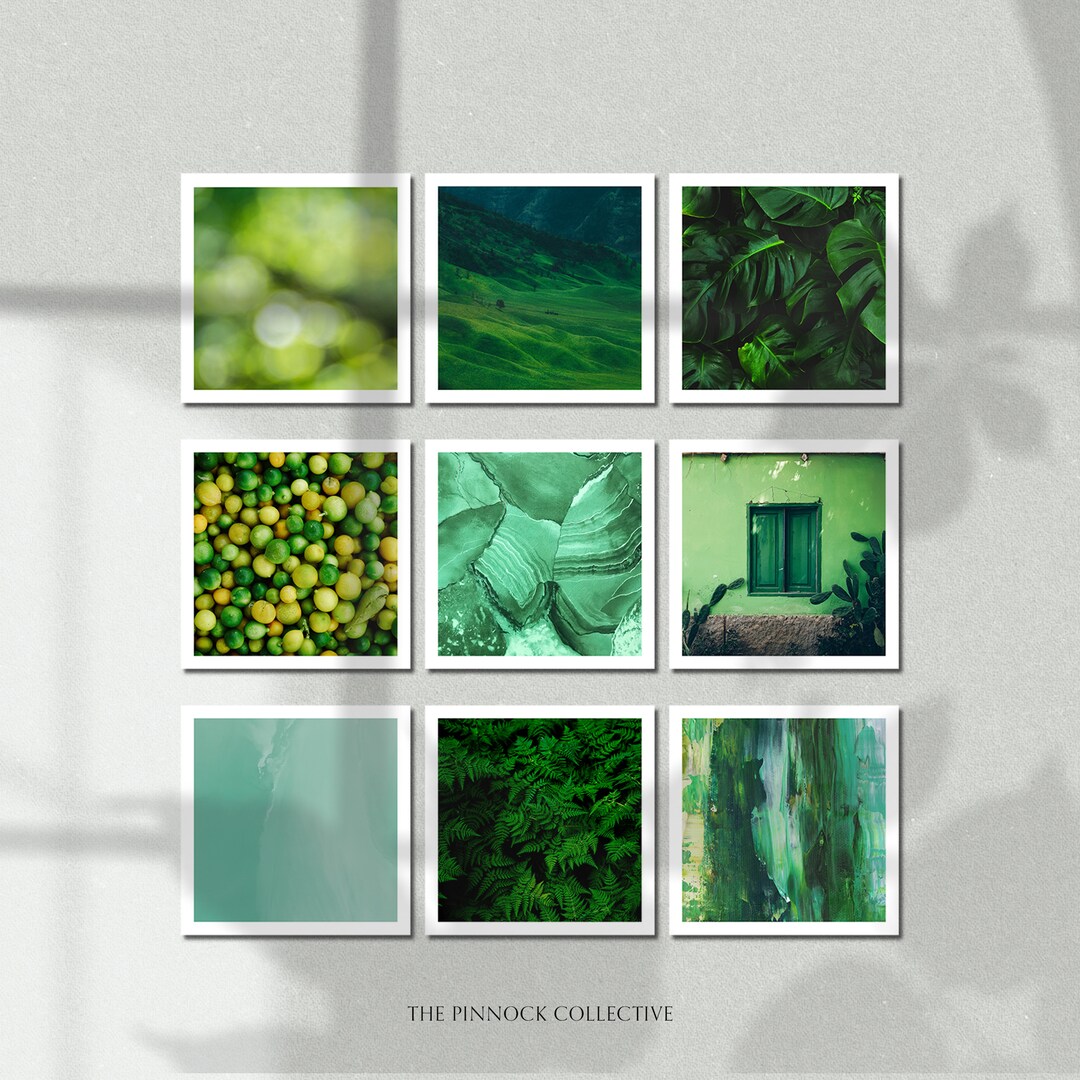 Green Aesthetic Sticker Pack, Perfect for Journaling and Scrapbooking ...