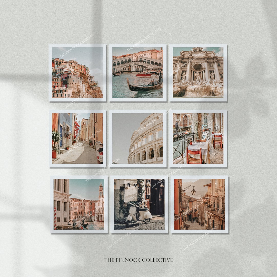 Italy Sticker Pack, Perfect for Journaling and Scrapbooking, Italy ...