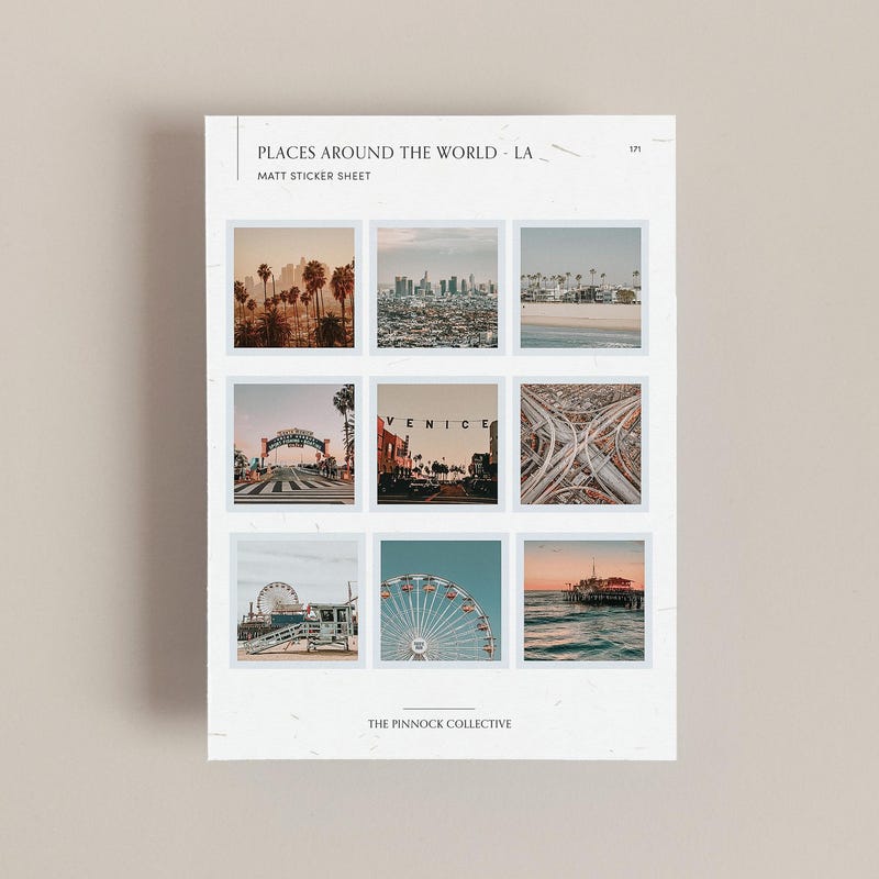 Los Angeles Sticker - Etsy