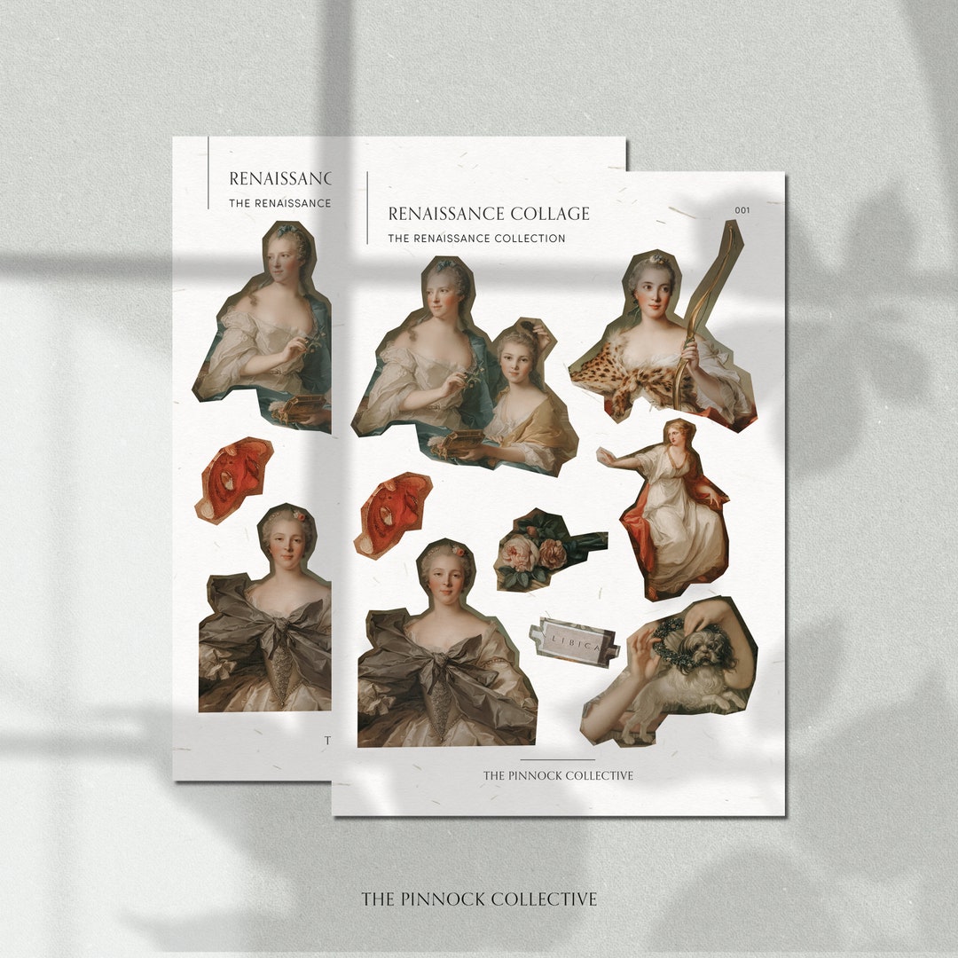 Renaissance Art Collection Sticker Sheet, Perfect for Journaling and ...