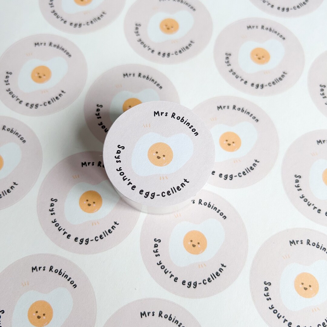 Personalised Teacher Stickers Well Done Stickers School - Etsy