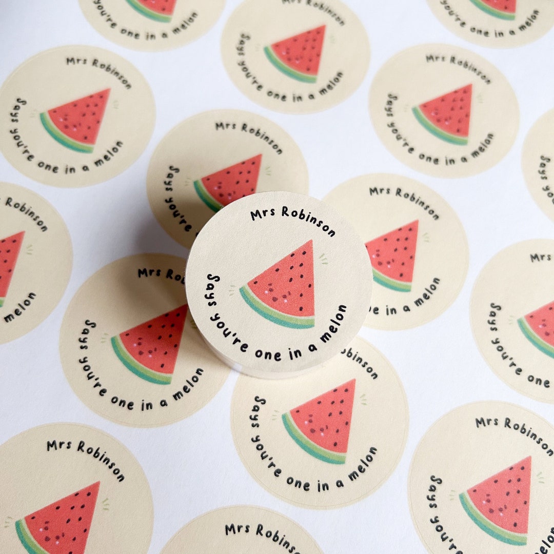 Personalised Teacher Stickers Well Done Stickers School Teacher ...