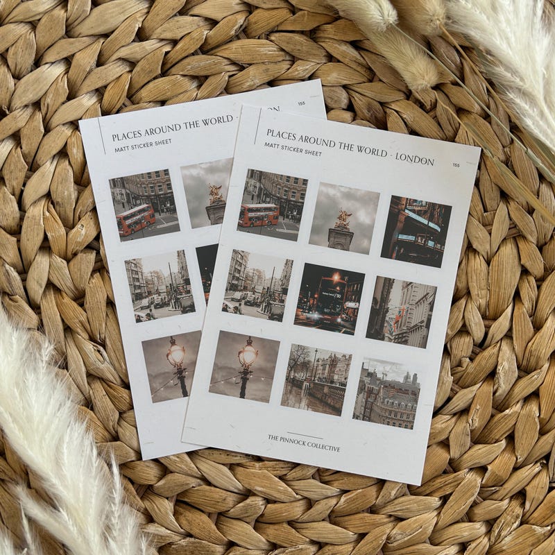 London Stickers - Etsy