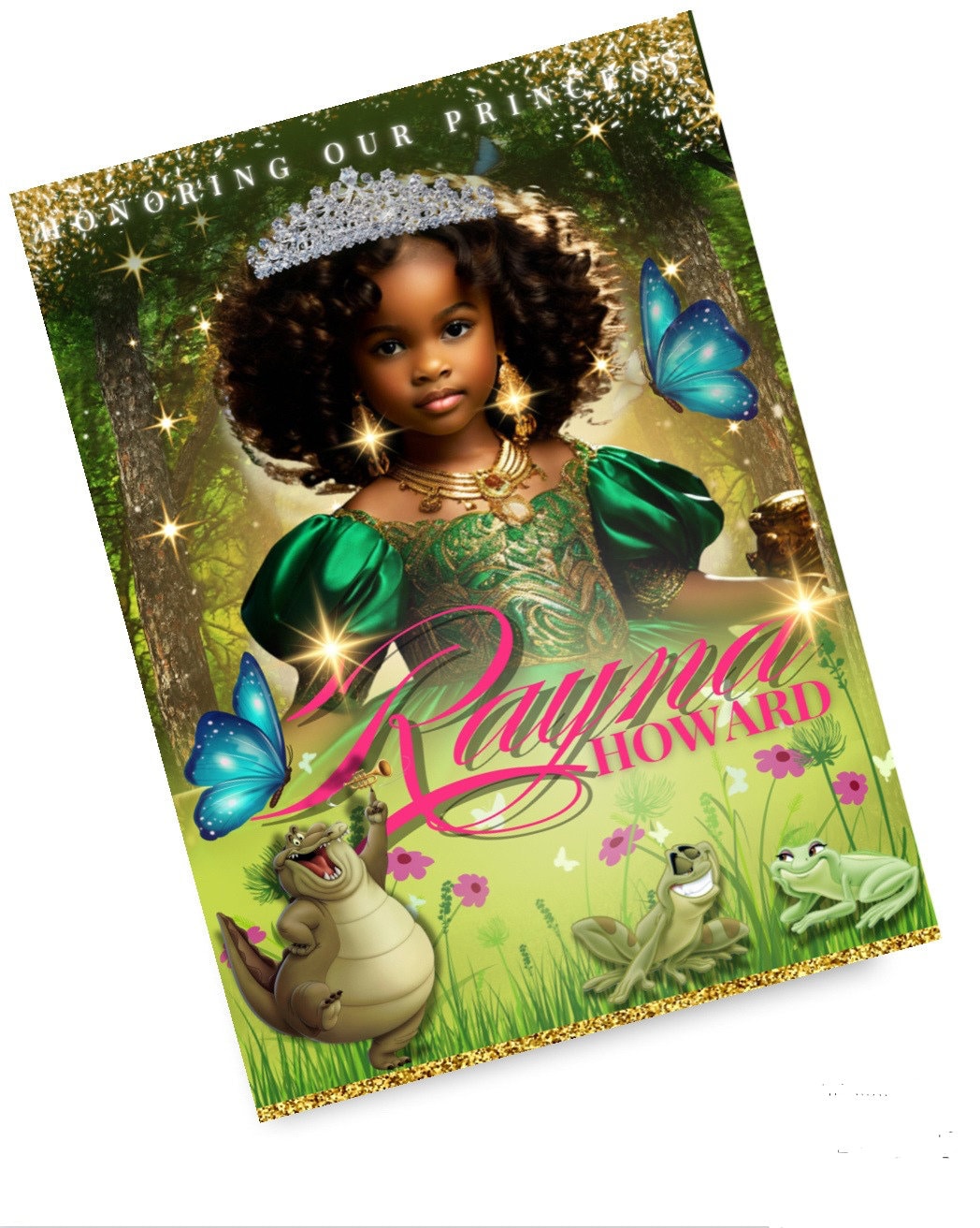 The Princess and the Frog Children Funeral Memorial Keepsake Obituary ...