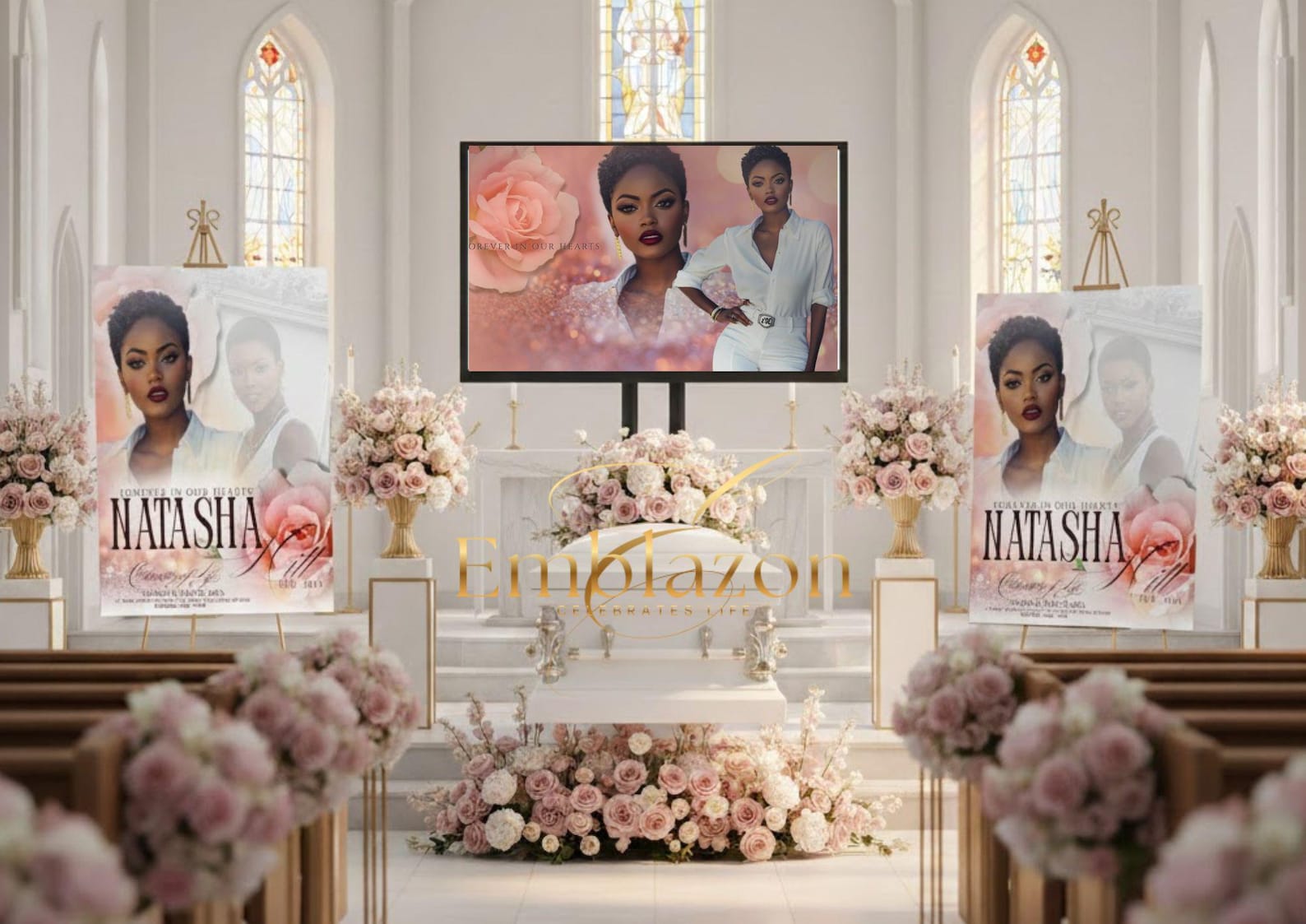 Forever Remembered Memorial Slideshow | Elegant Celebration of Life ...