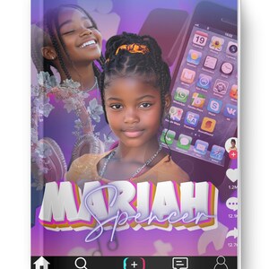 Social Media Style Obituary 8 Page Editable Canva Template | Modern ...