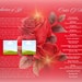 Elegant Red Rose DIY Funeral Obituary Template 17x11 4 Pages (VERY EASY ...