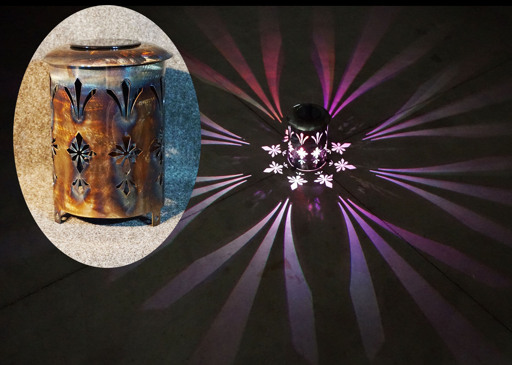 Solar Shadow Lampburstgold Torch Patina-color - Etsy