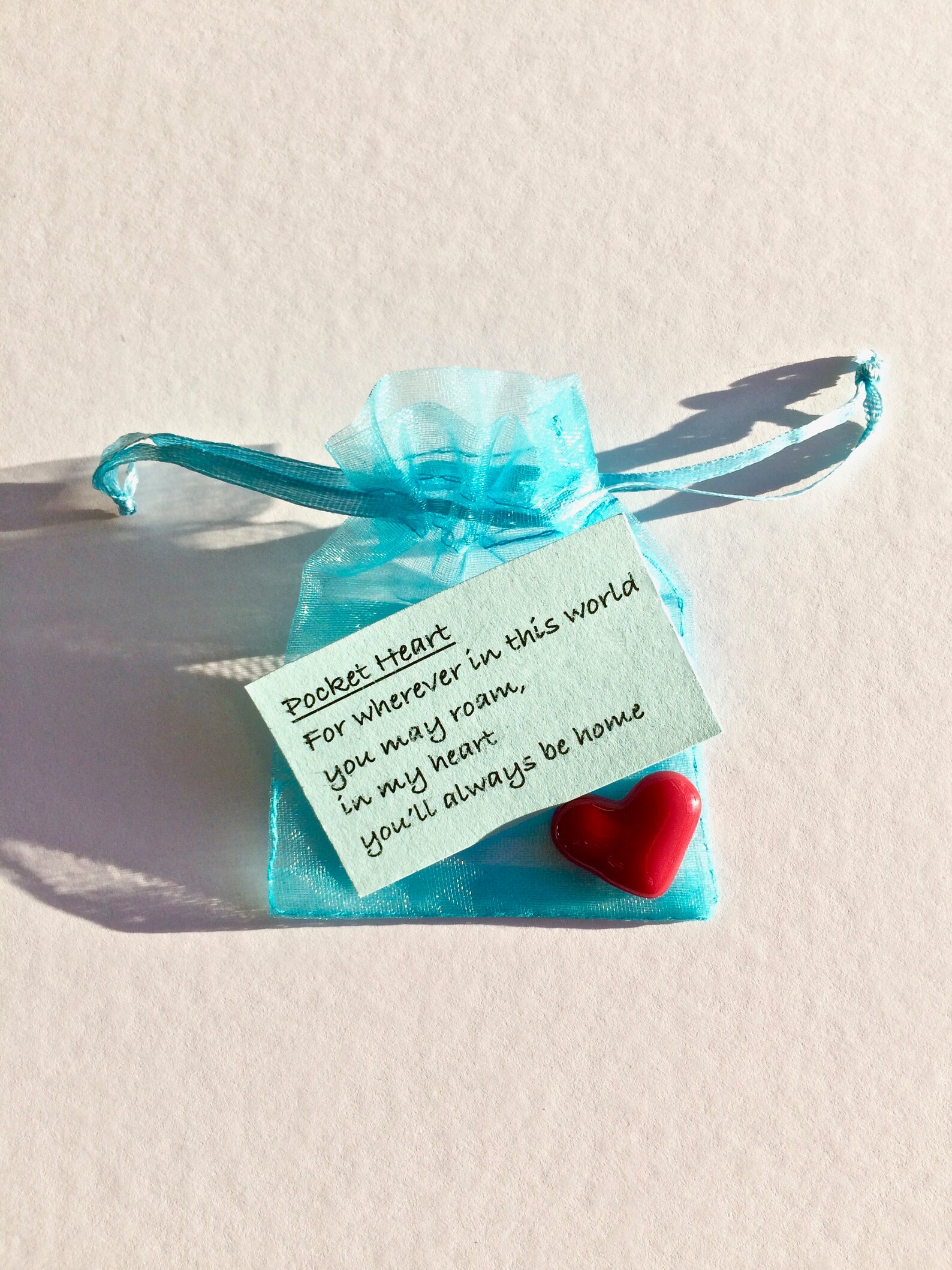 Hand Cut Fused Glass Pocket Heart and Poem Fused Glass Heart - Etsy