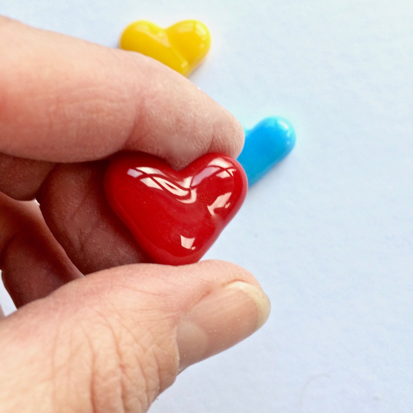 Hand Cut Fused Glass Pocket Heart and Poem Fused Glass Heart - Etsy