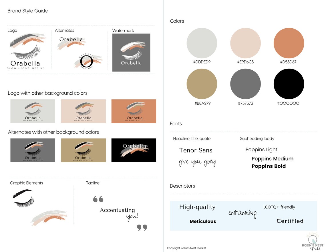 Brand Identity Tool Kit Custom Logo, Stationary, Social Media Branding ...