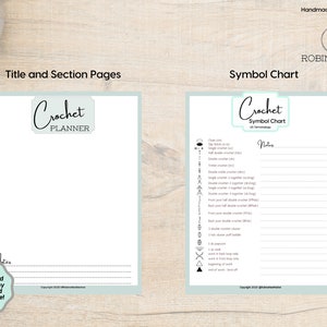 Crochet Project Notebook Planner Updated Design, Sales & Inventory ...