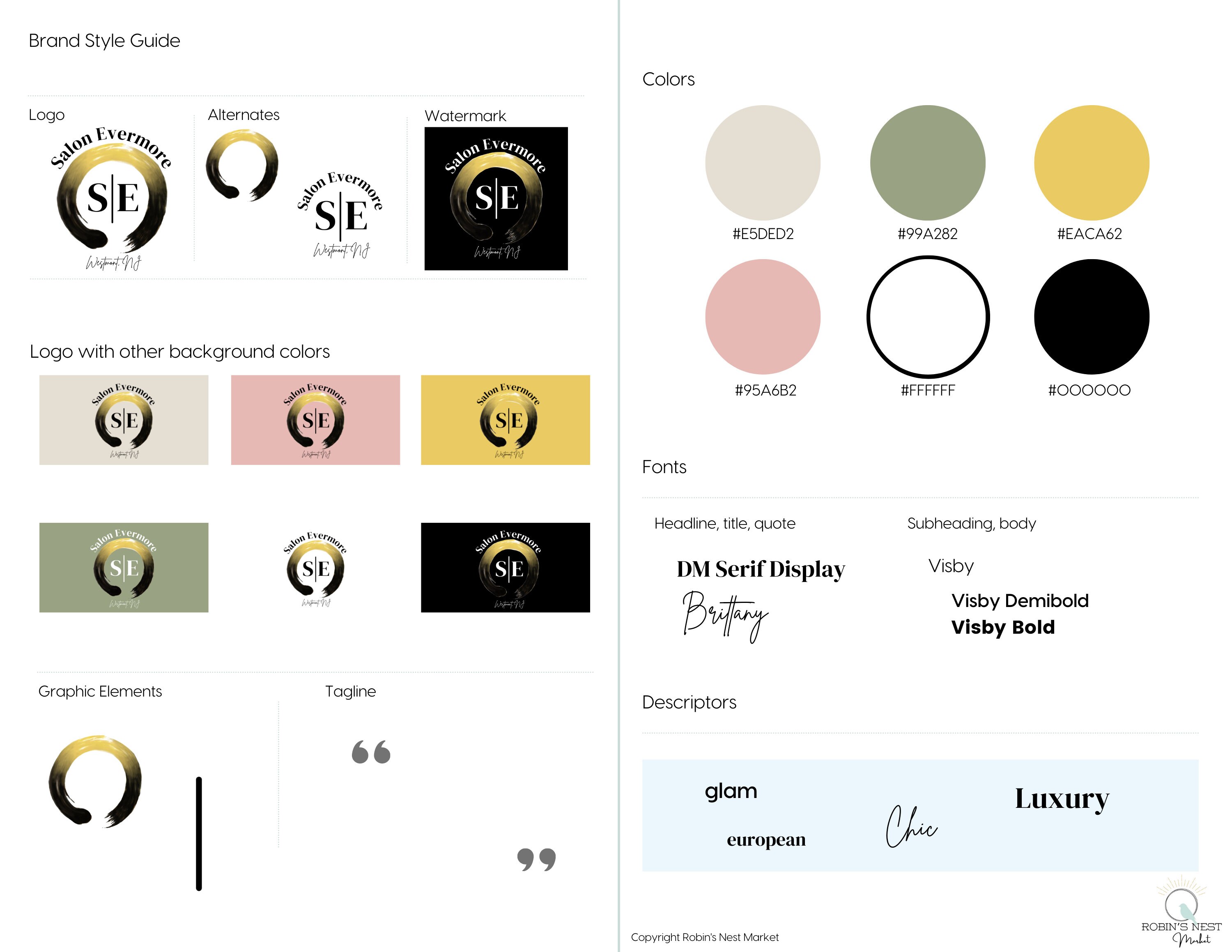 Brand Identity Tool Kit Custom Logo, Stationary, Social Media Branding ...