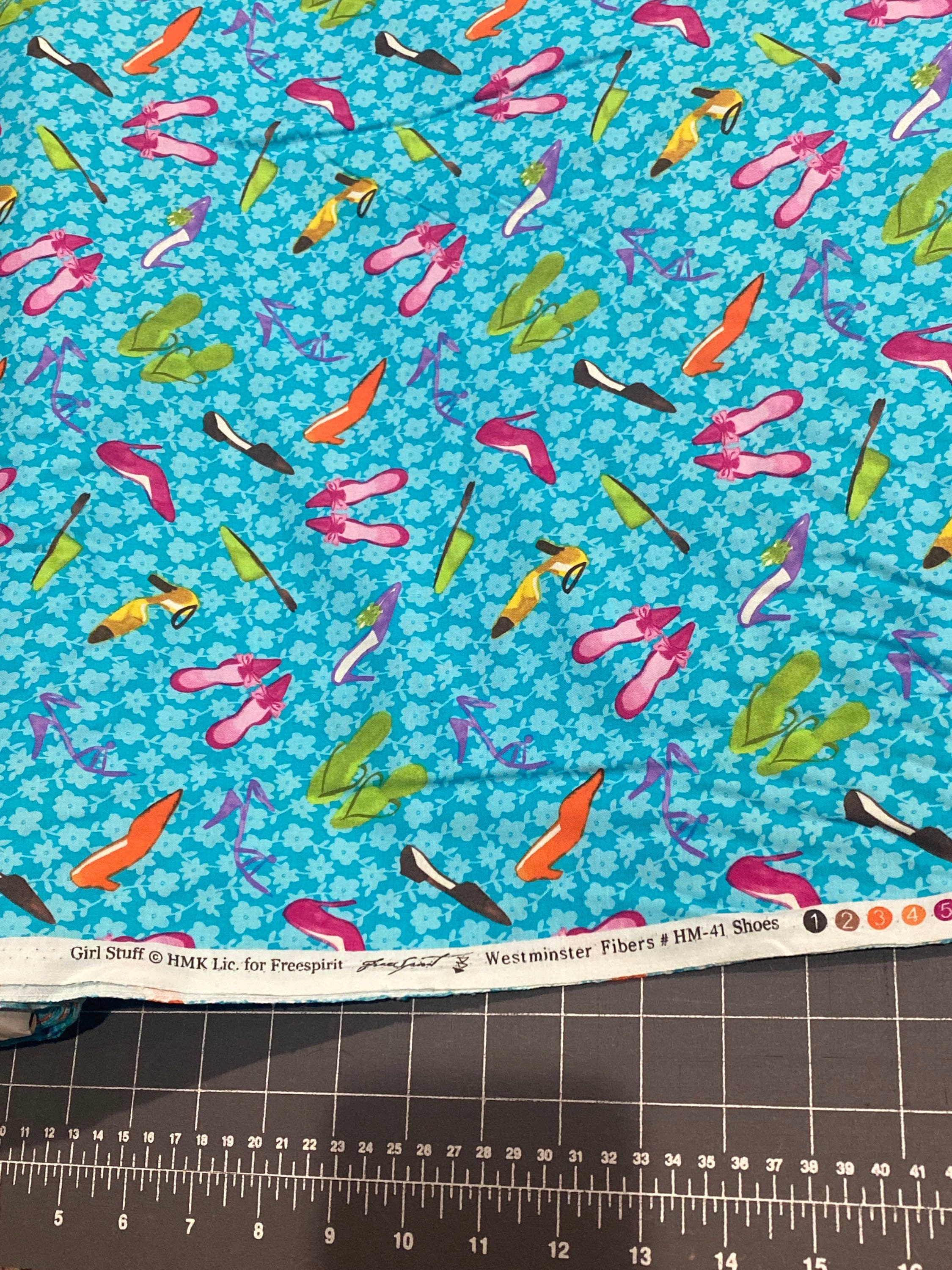 By the Yard Cotton Fabric BTY- Girl Stuff -free Spirit Westminster ...