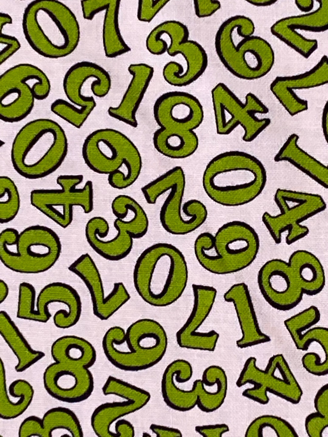 By Yard Cotton Numbers Fabric BTY by Sandy Klop for Moda Building ...