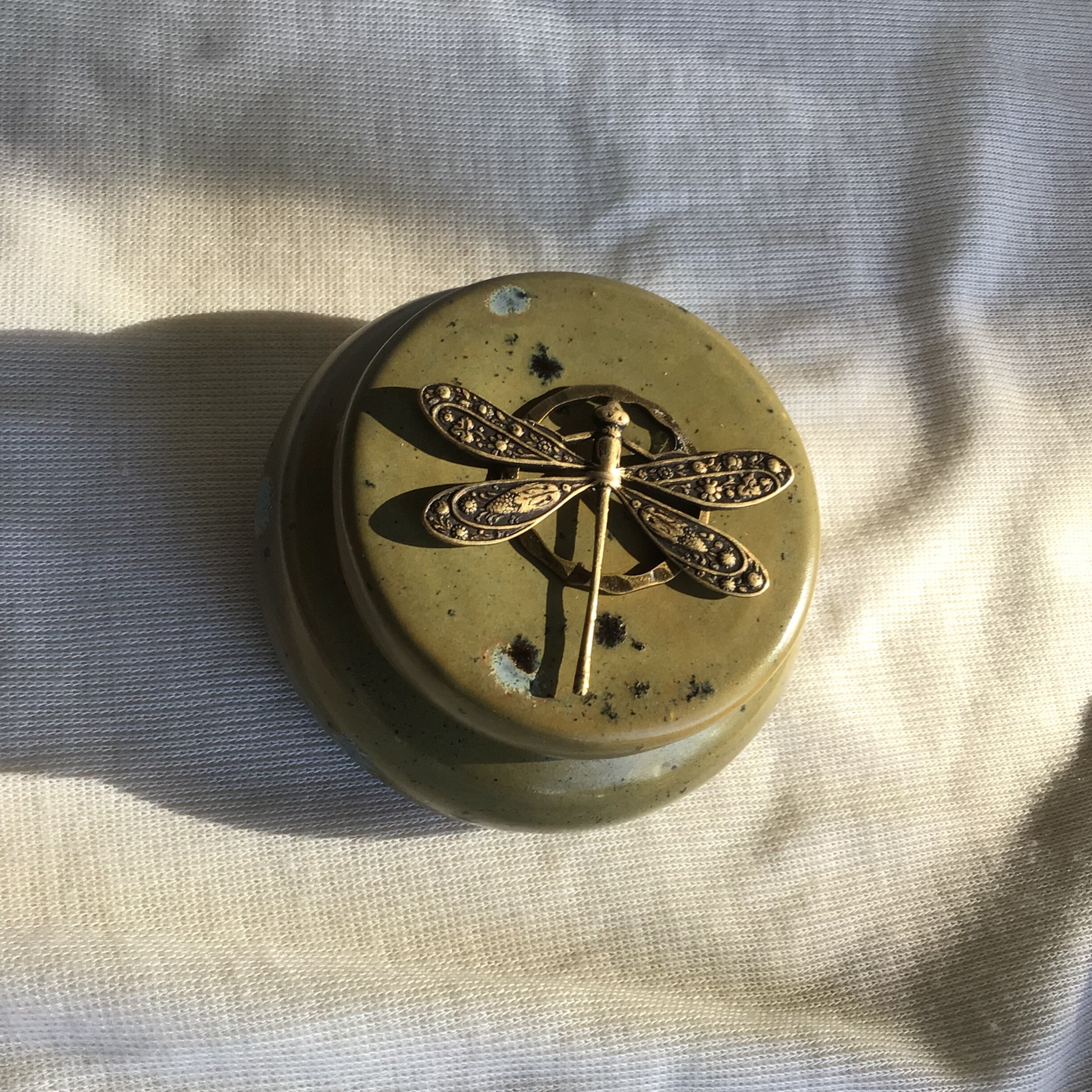 Dragonfly Jar Trinket Jar Jewelry Box Nature Green Small - Etsy