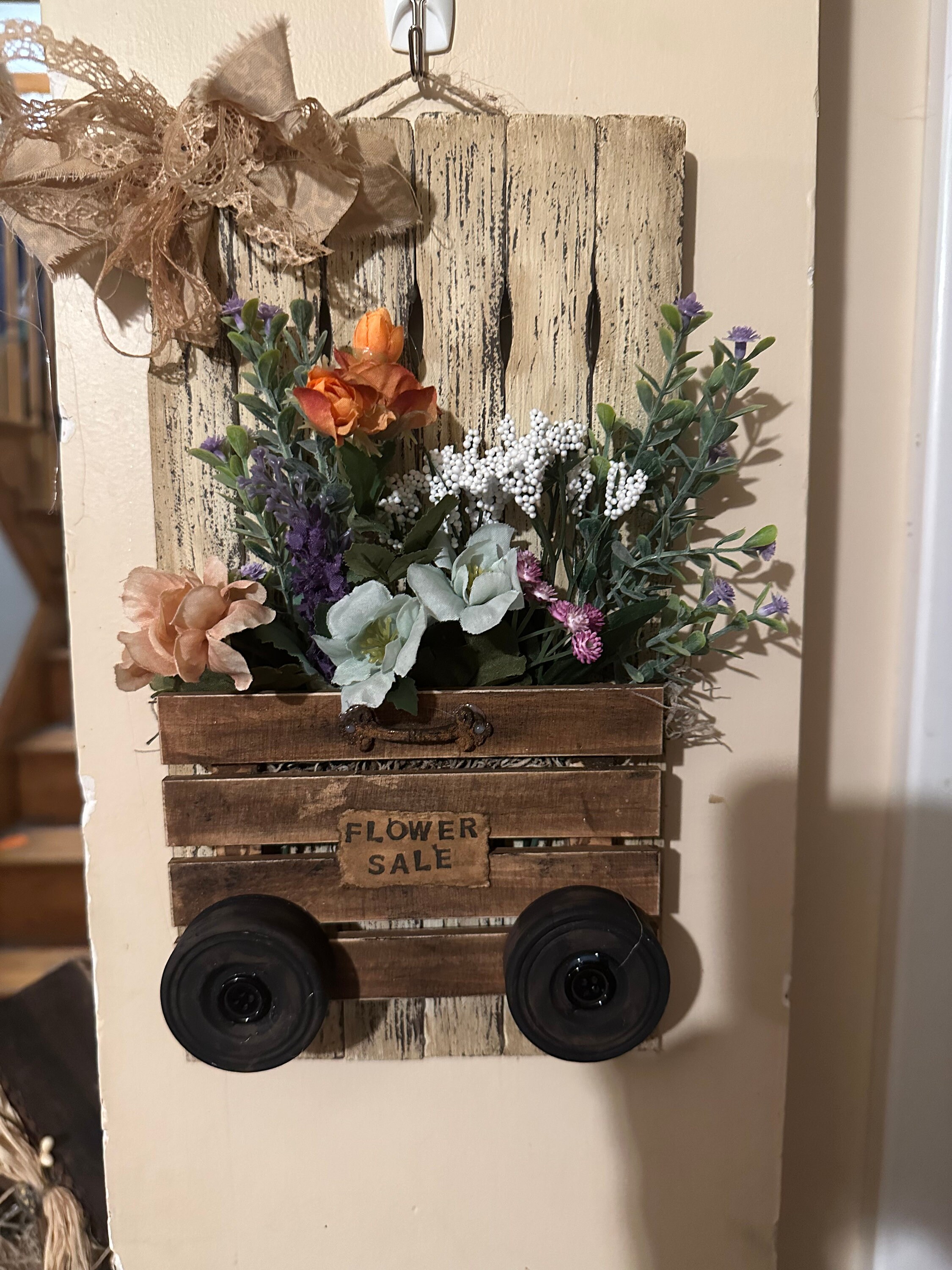 Spring Flower Hanging Decor - Etsy