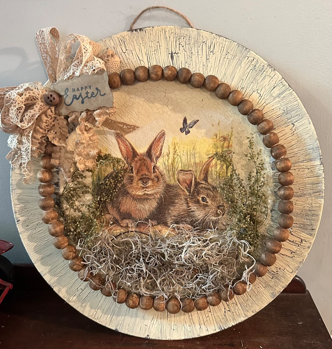 Easter Bunny Hanging Decor - Etsy