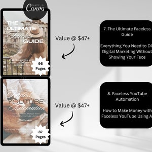 THE ULTIMATE FACELESS Bundle With Mrr Plr - Etsy