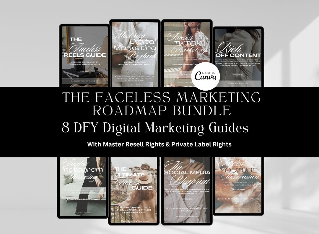 THE ULTIMATE FACELESS Bundle With Mrr + Plr - Etsy