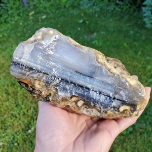 Giant A+ Waterline Agate North Dakota Natural Unpolished 54oz - Etsy
