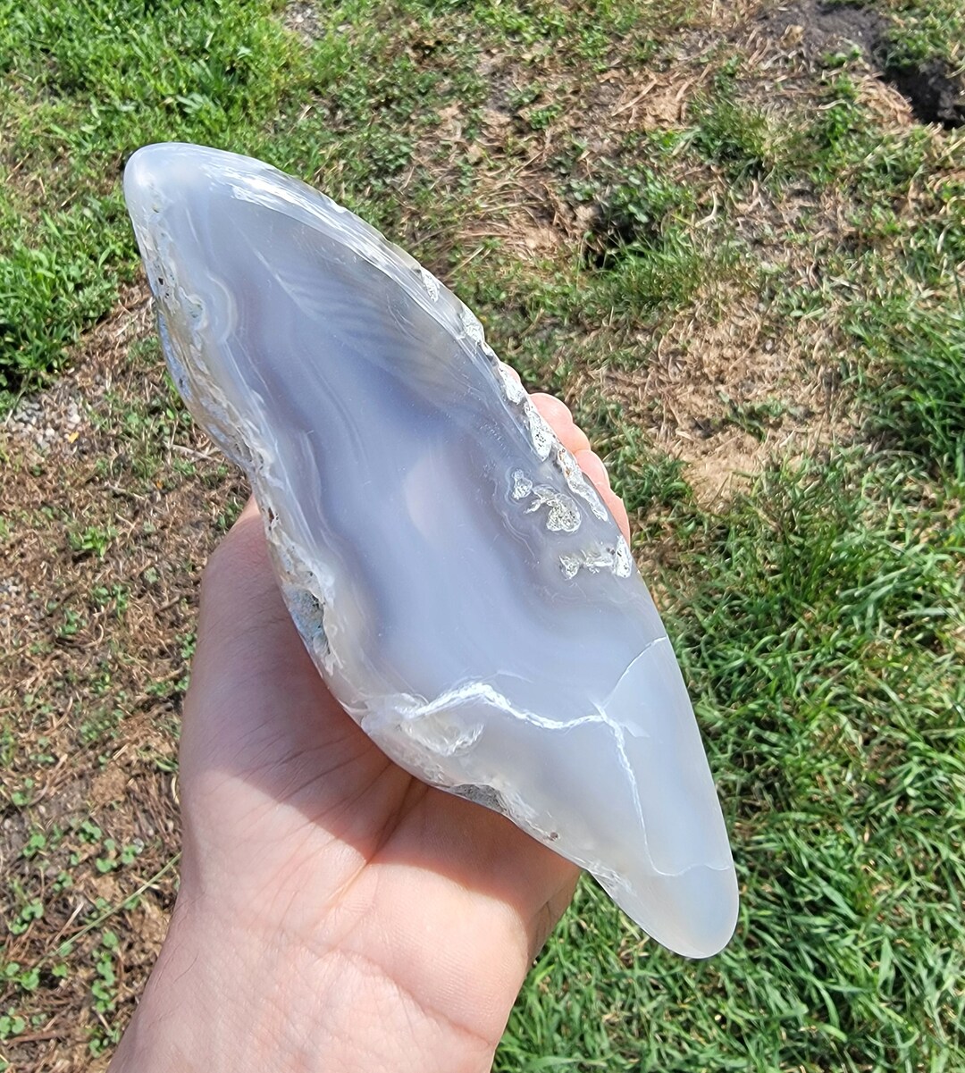 Giant Tumbled Clear Agate Natural Montana Specimen 21.53oz - Etsy