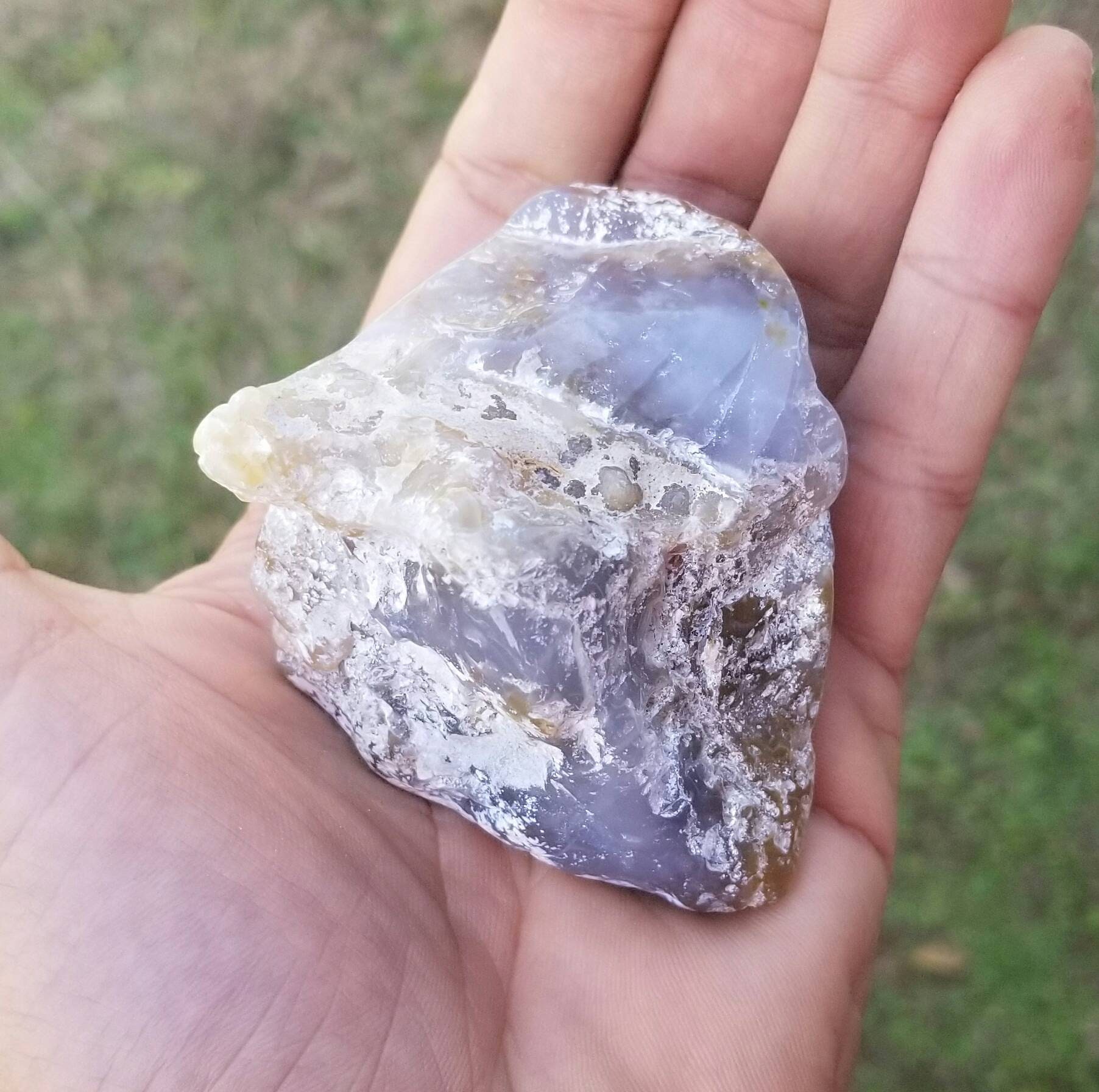 Montana Madison Blue Agate con Brecciated Jasper Tumbled Stone | Etsy