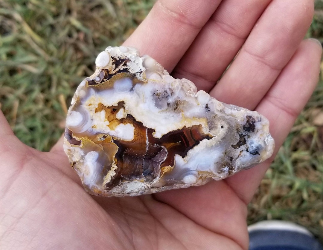 Natural Fortification Plume Agate Tumbled Stone (idaho) Polished Face - Etsy
