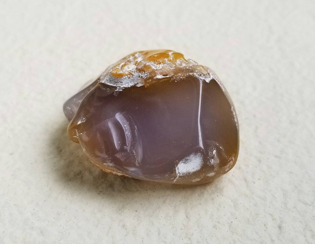 Tumbled Madison Blue Agate W/ Orange Brecciated Jasper - Etsy UK