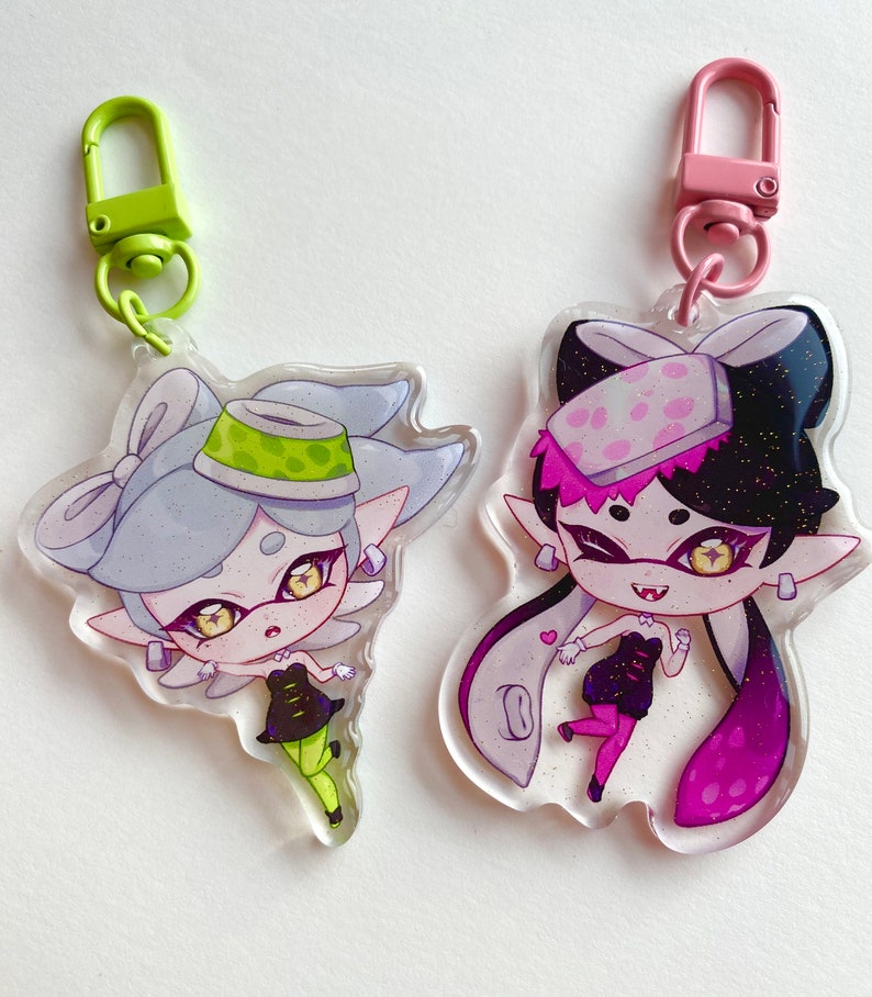 Splatoon Idols Keychains - Etsy