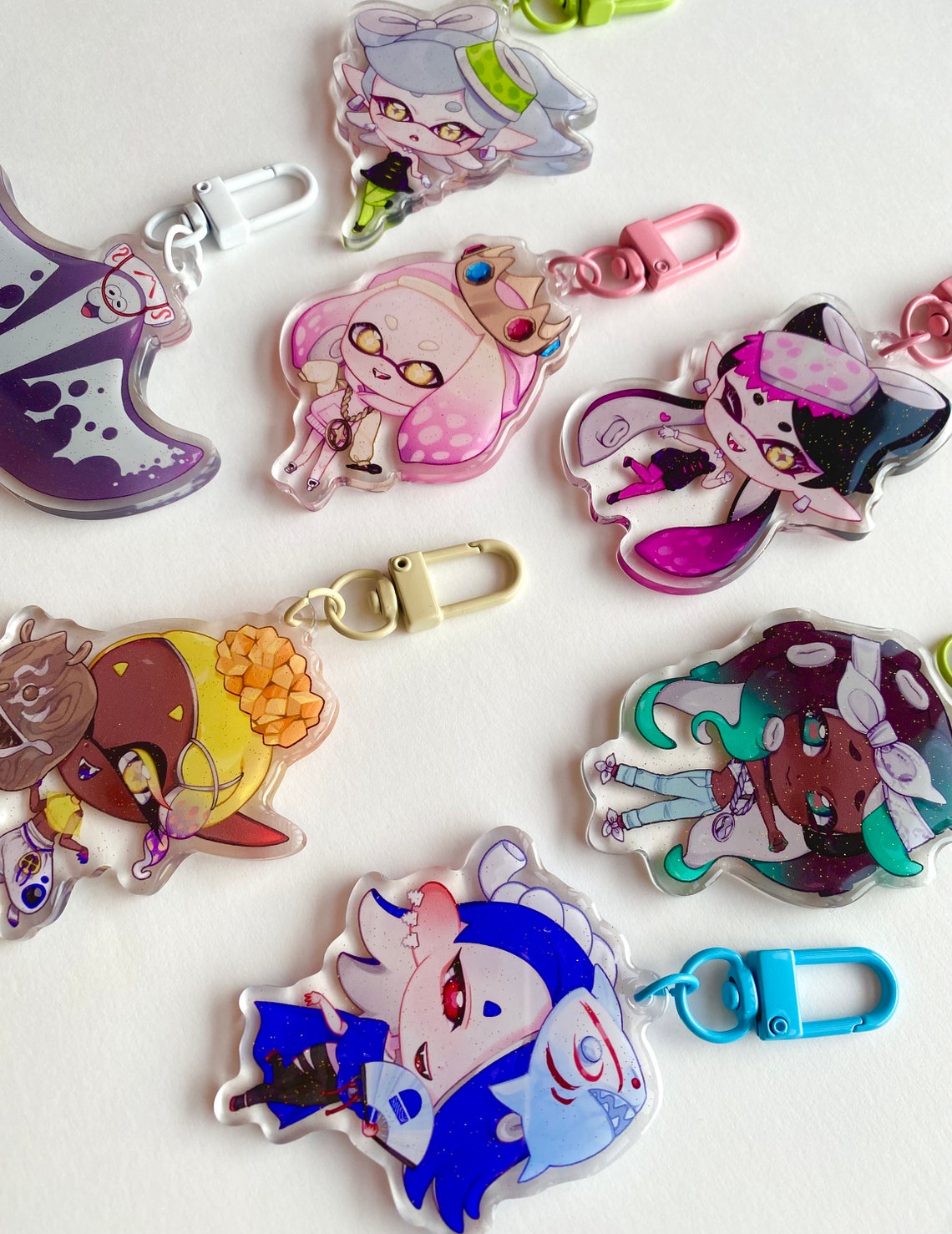 Splatoon Idols Keychains - Etsy