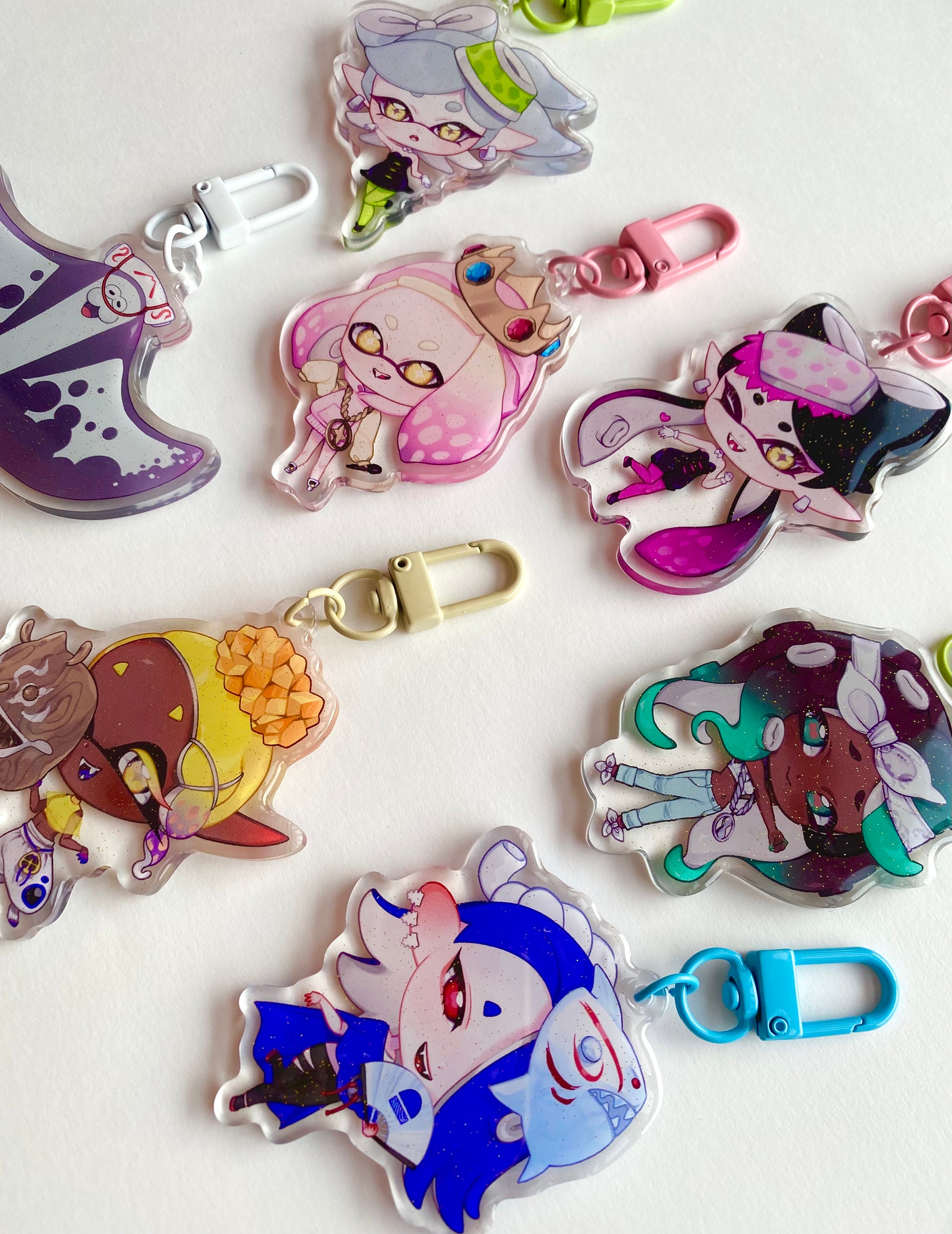 Splatoon Idols Keychains - Etsy