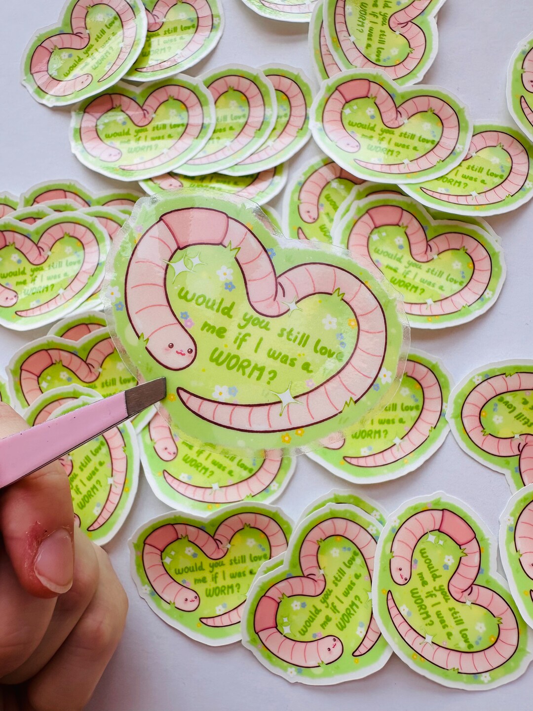 Worm Meme - Sticker - Etsy