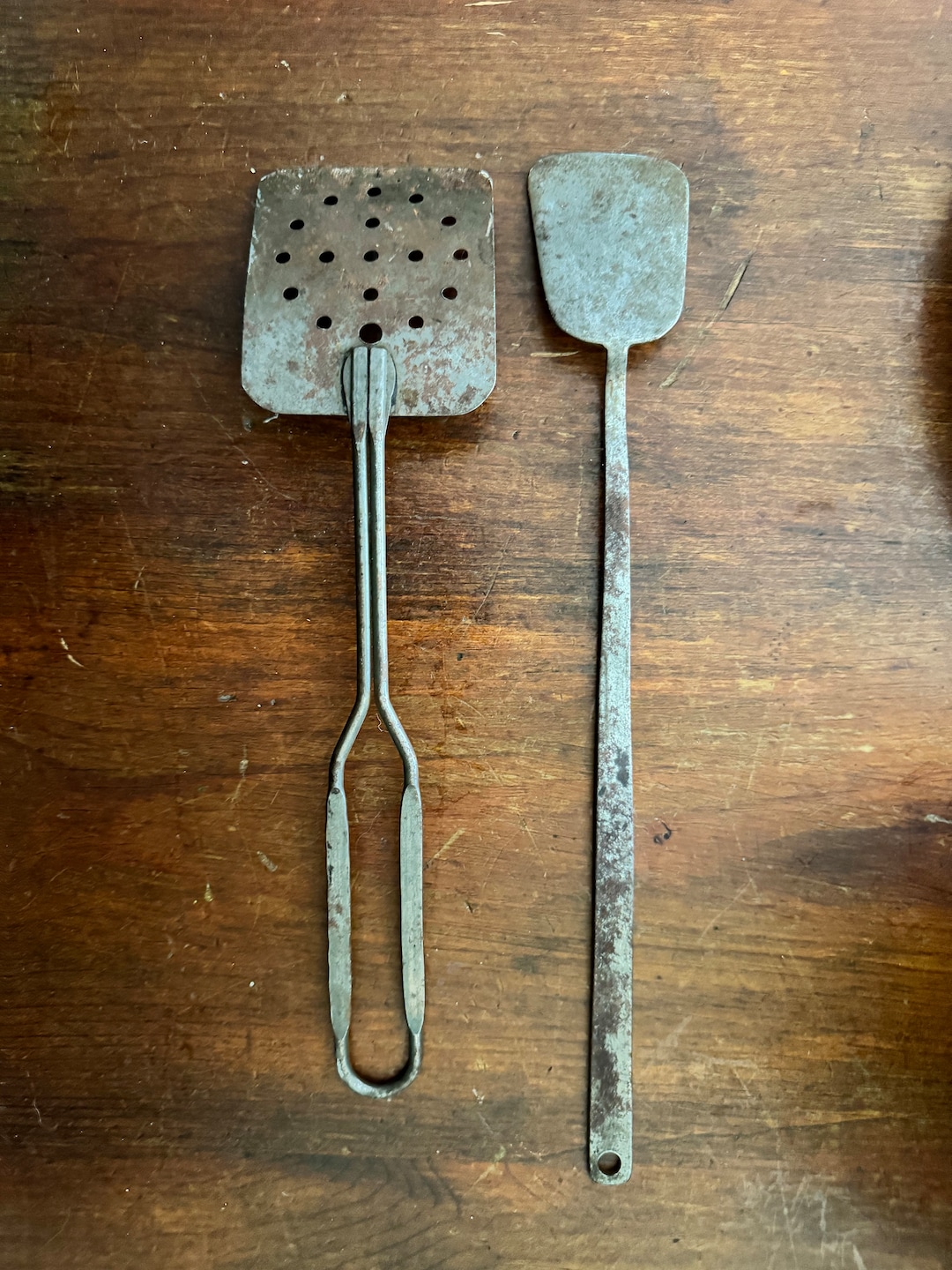 Antique Metal Spatulas/utensils - Etsy